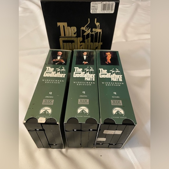 Other | The Godfather Widescreen Edition Vhs Trilogy Collection | Poshmark